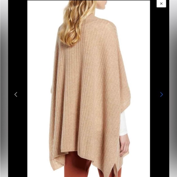 Halogen | Accessories | Nwt Halogen Cashmere Vneck Poncho | Poshmark
